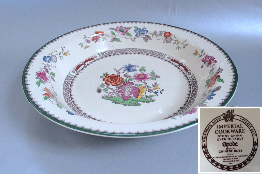 Spode - Chinese Rose - New Backstamp - Serving Bowl - 10 1/2" – The China Village