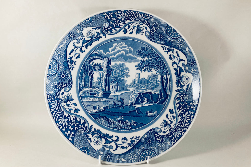 Spode - Italian - Blue (New Backstamp) - Gateau Plate - 11 1/2" – The ...