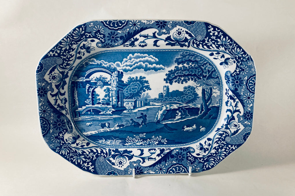 Spode - Italian - Blue (Old Backstamp) - Platter - 12 1/2" – The China ...
