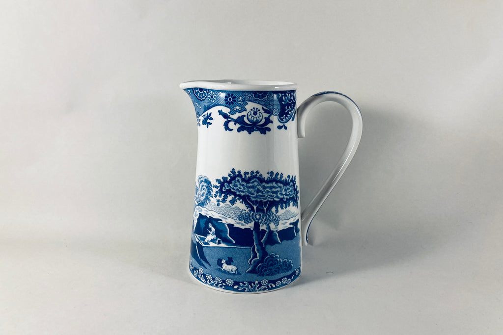 Spode - Italian - Blue (New Backstamp) - Jug - 3/4pt – The China Village