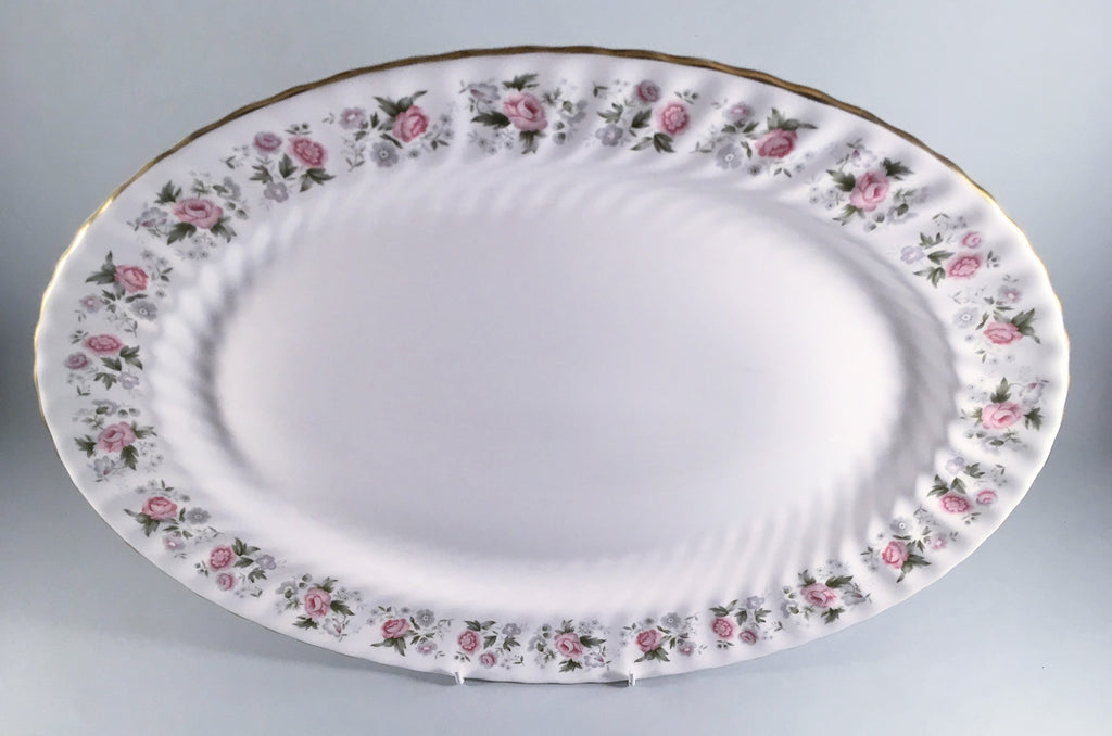 Minton - Spring Bouquet - Oval Platter - 16 1/4" – The China Village