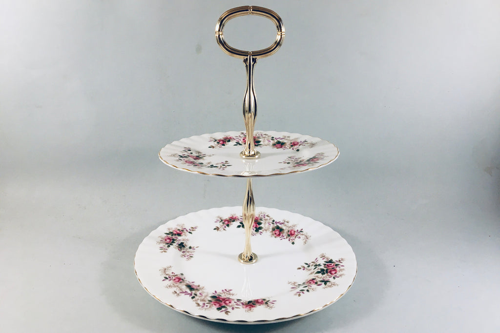 Royal Albert - Lavender Rose - Cake Stand - 2 tier - Starter Plate ...